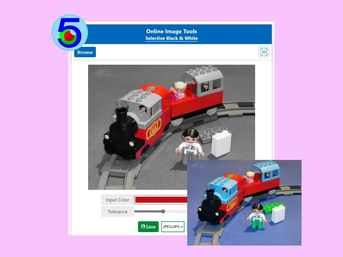 Create Color Splash Effects with the Selective Black & White Tool - FIVEKO